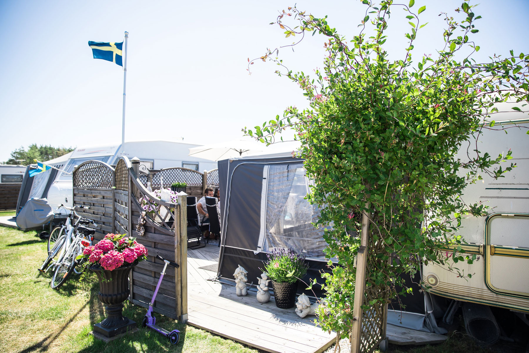 Bo på Läjet Camping & Resort i Varberg - Camping, stugor och husvagnar